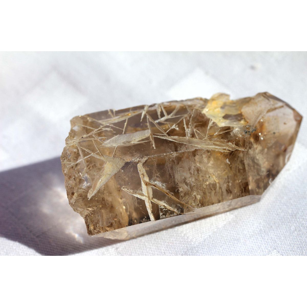 Calling Crystal-Rauchquarz-Energie-Kristall (Verbindung Erde und ...