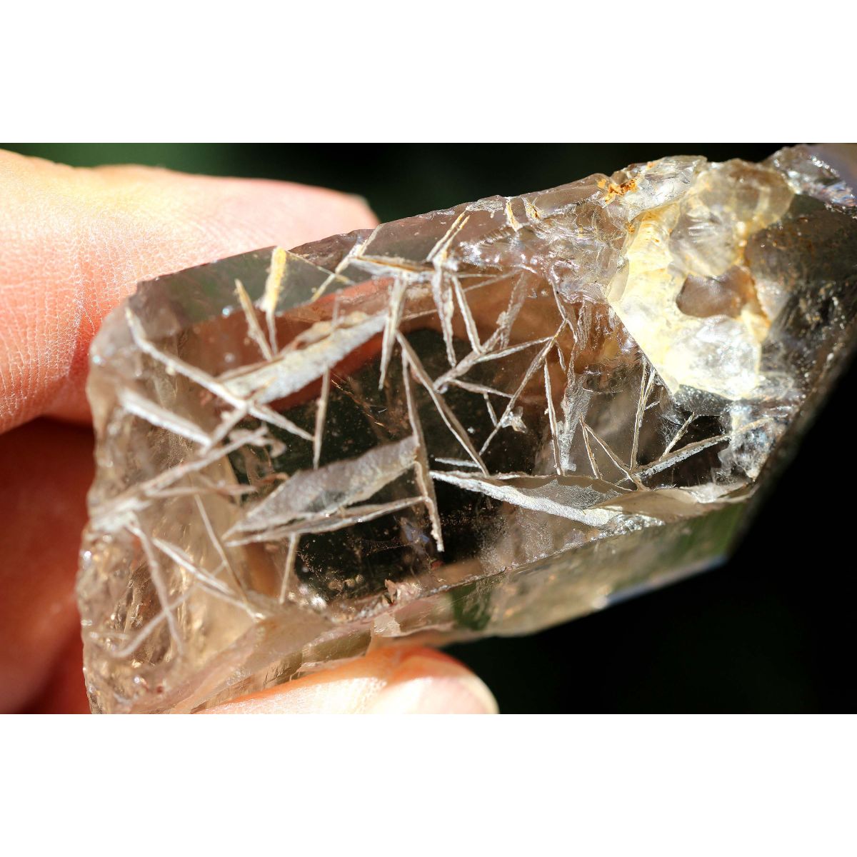 Calling Crystal-Rauchquarz-Energie-Kristall (Verbindung Erde und ...