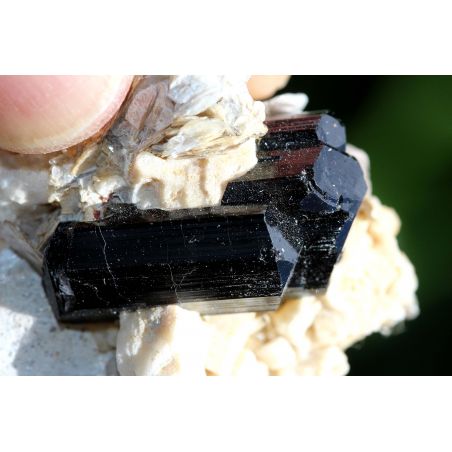 Turmalin schwarz Var. Schörl xx, Muskovit Glimmer xx, Schamanen ...